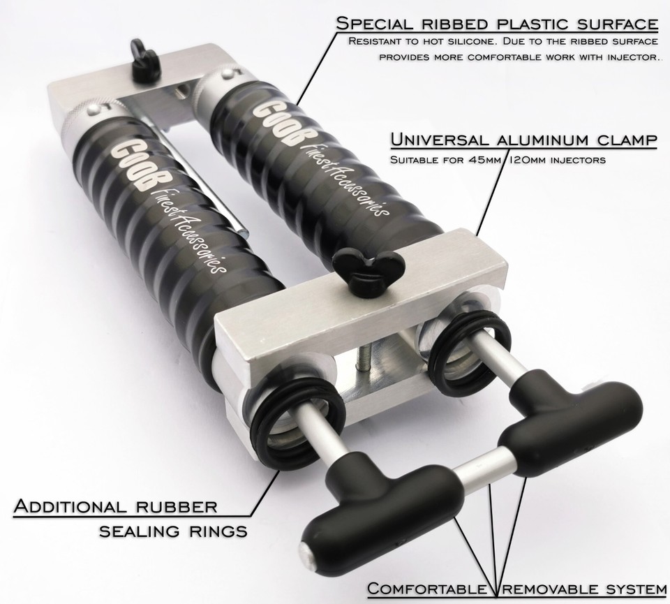 2x 4 oz Aluminium Dual Injector Soft Plastic Fishing Lure Lures Mold ...