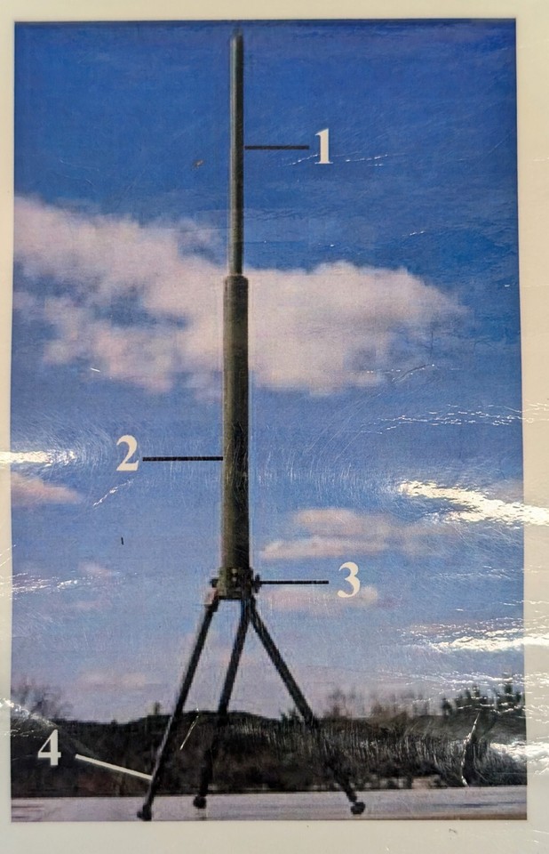 Atlantic Microwave Corp -Military Field Antenna COM201B HMMWV 30-80 MHz ...