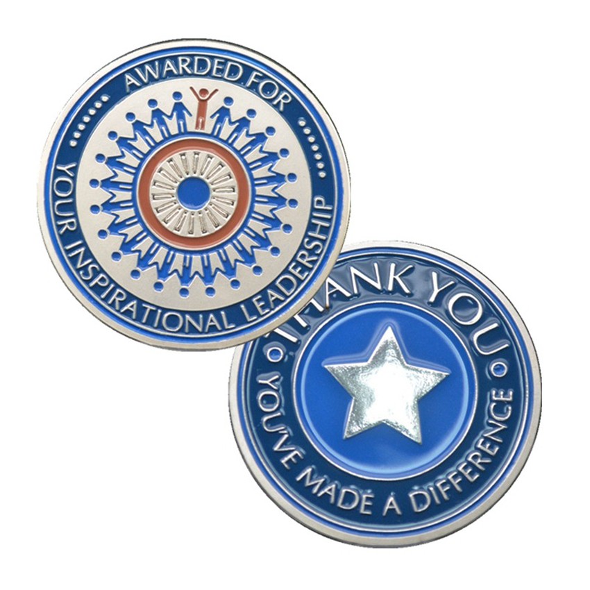 100 PCS Challenge Coin Commemorative Leadership Thank You for Your ...