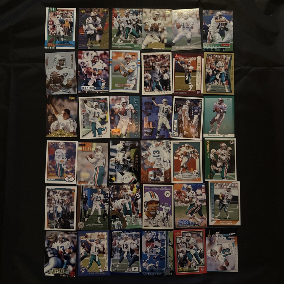 Dan Marino Card Lot! (160) NO DUPES! RC INSERTS & #’D! Dolphins HOF | eBay