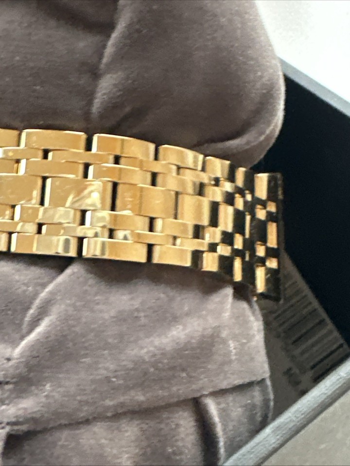 Bulova Women's Modern Quartz Gemmed Gold Stainless Steel Watch 21 MM ...