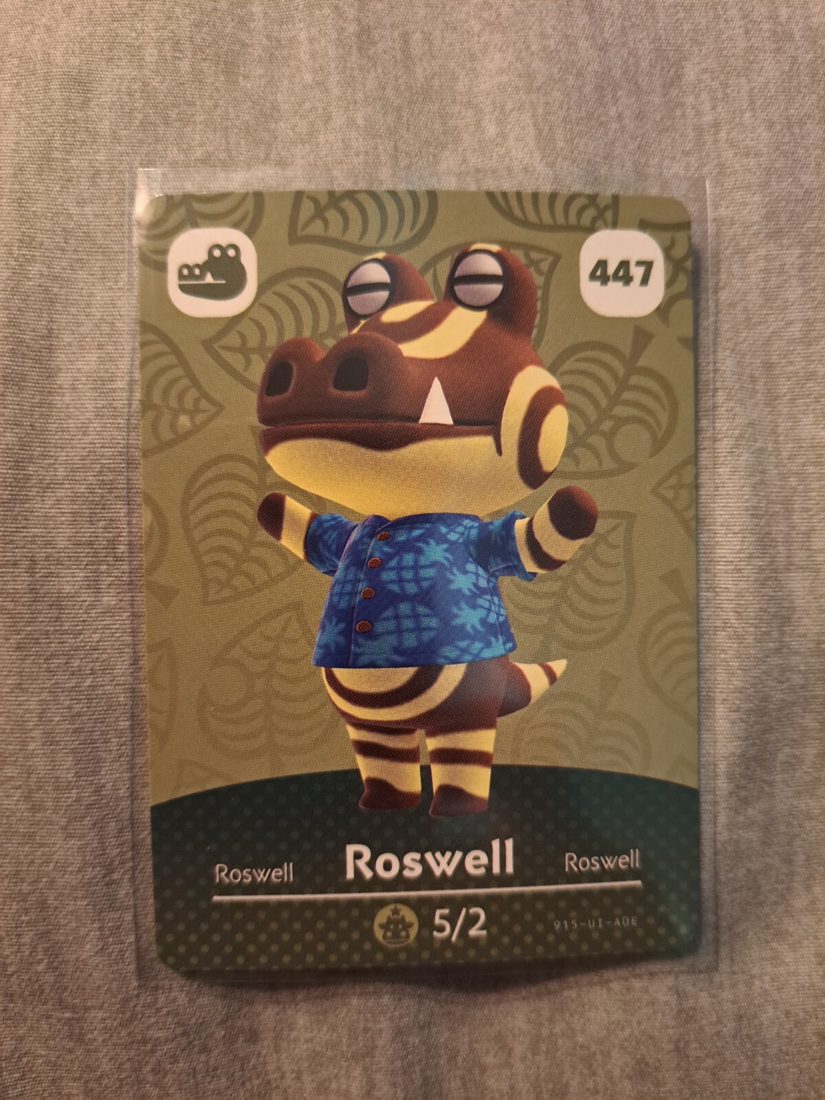 Roswell - 447 Animal Crossing Amiibo Card | eBay