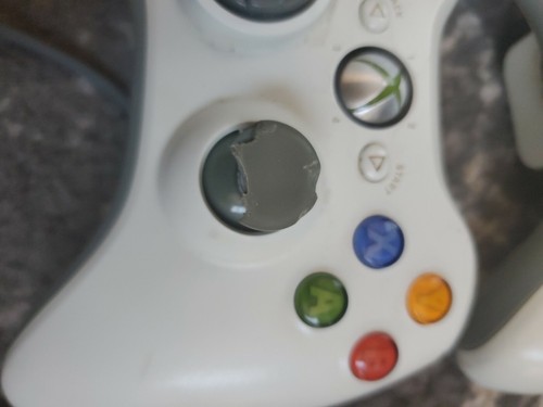 Official Microsoft Xbox 360 White Wireless Controller Genuine Original ...