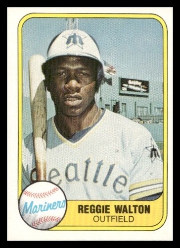 1981 Fleer #609 Reggie Walton Seattle Mariners Baseball card | eBay