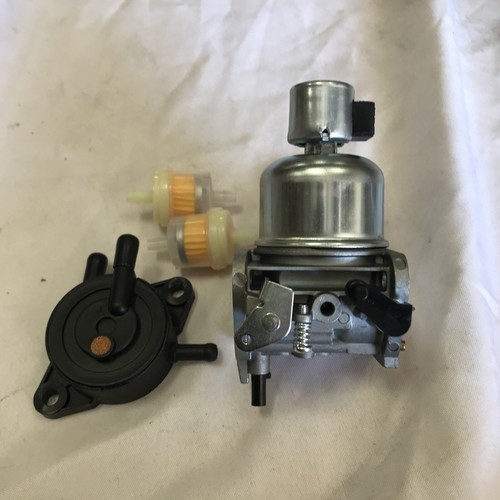 NEW JOHN DEERE TRACTOR CARBURETOR WITH FILTERS & FUEL PUMP X300 X304 ...