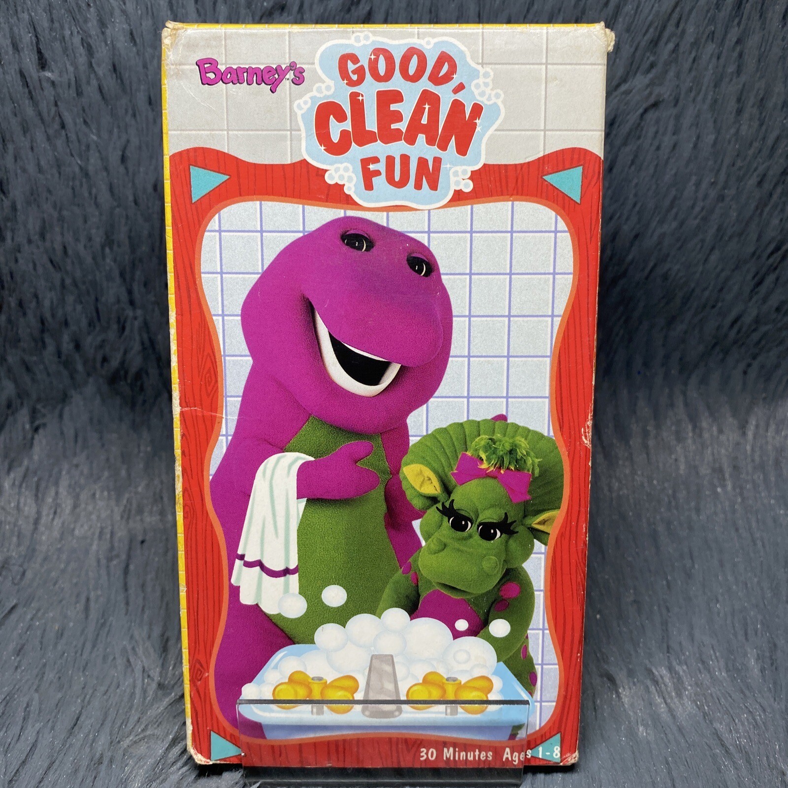 Barney & Friends Good Clean Fun VHS 1998 Video Tape PBS Kids RARE ...