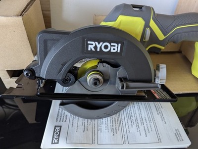 The NEW Ryobi 18V PCL400 "Atomic" Compact 4 1/2"+3-5"Circular Saw cut ...