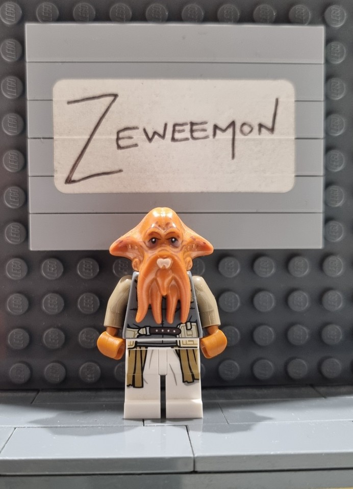 Quarren Star Wars Clone Wars Lego figure minifig minifigure sw1195 ...