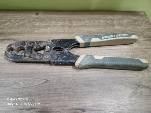 Master force 1/2 And 3/4 PEX Crimp Tool Masterforce Plumbing Tool works ...