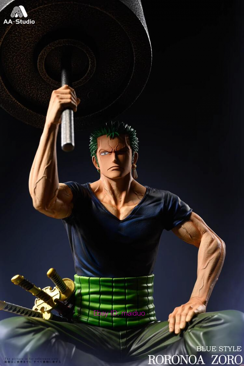 Roronoa Zoro Barbell AA Studio One Piece Resin Collectibles Statue 30cm ...