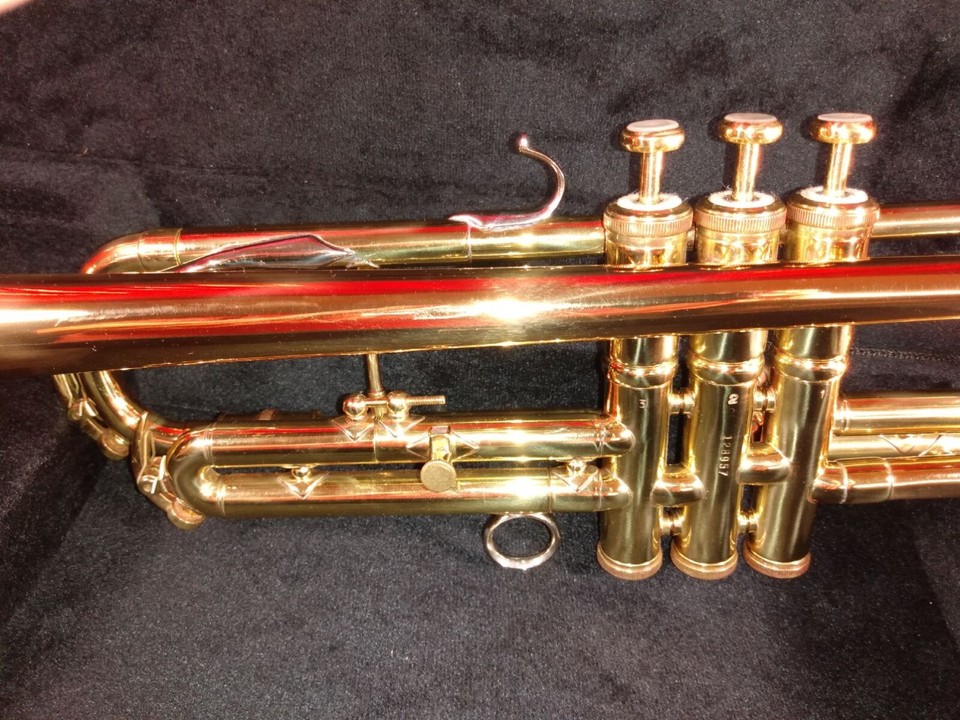 YORK CUSTOM Large Bore 0.464" Trumpet 1942 Gold Brass Bell | eBay