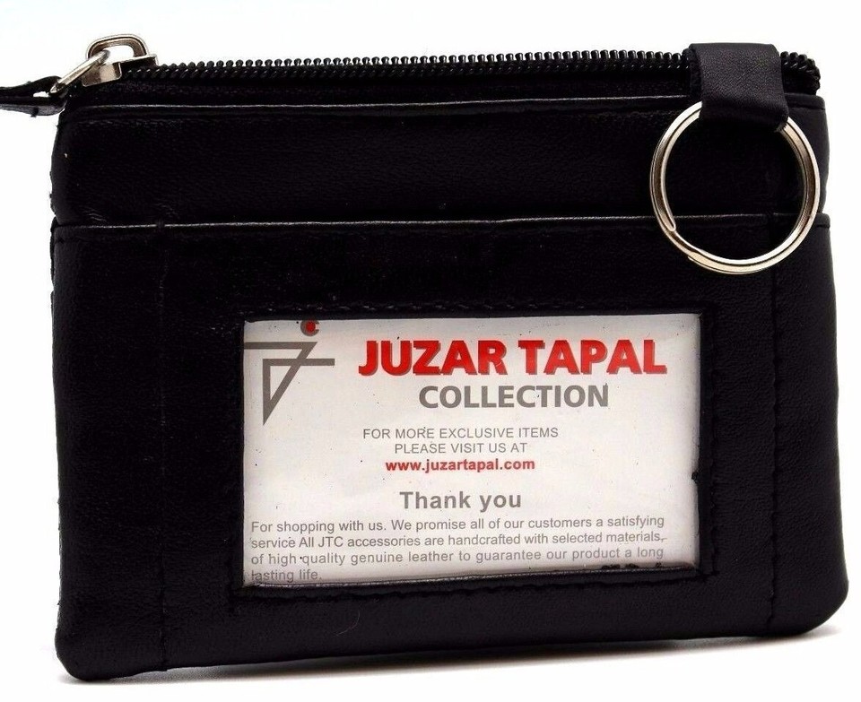 Women Coin Purse ID Holder Leather Wallets Cash Card Pouch Zip Bag ...