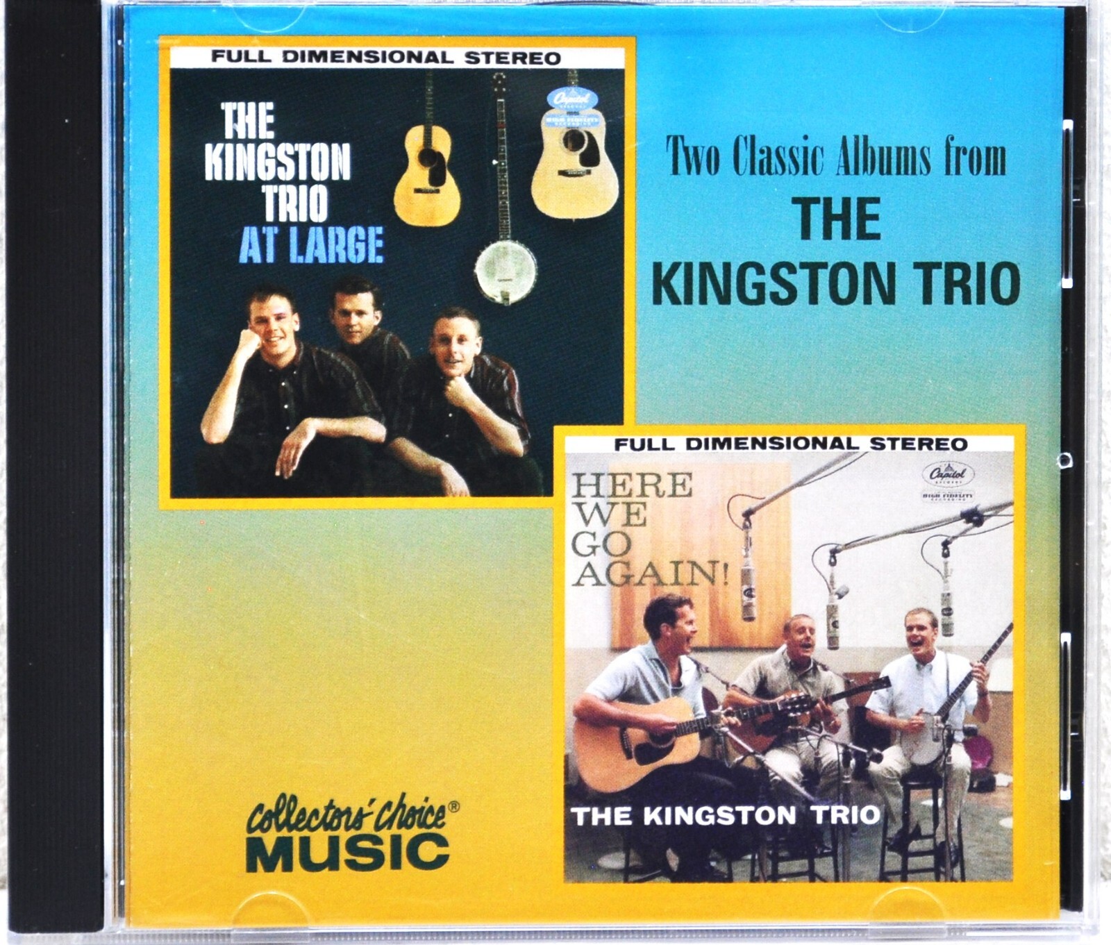 Two Classic Albums From THE KINGSTON TRIO CD Collectors Choice CCM-224 ...