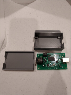 NCE USB Interface 3D printed box for NCE Power Cab to USB (USB PC Board ...