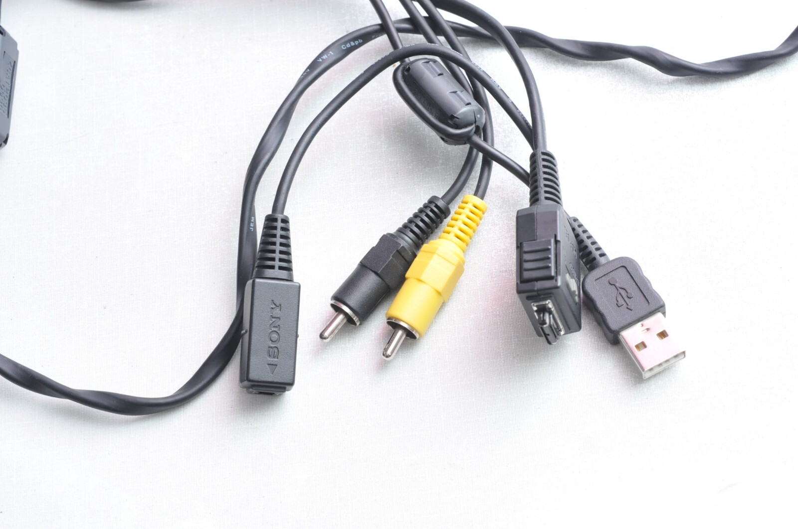 Sony OEM VMC-MD2 DSC Accessory Audio Video USB Cable for Cyber-shot ...