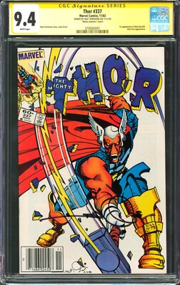 Thor #337 CGC 9.4 Marvel Comics 1983 Mark Jeweler's Insert Walt ...
