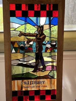 Unique Antique Nijinsky L'Apres-midi d'un Faune Stained Glass ...