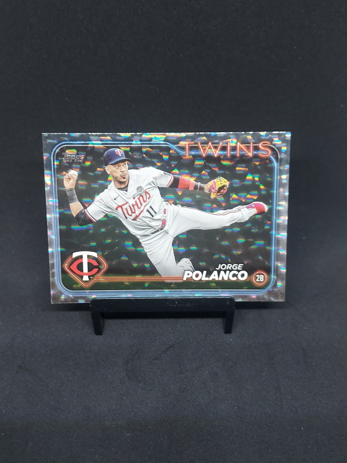 2024 Topps Series 1 Jorge Polanco Silver Patterned Foilboard Super Box ...