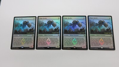 4x FOIL BLIGHT HERDER PRERELEASE BFZ MTG Magic The Gathering NM ...