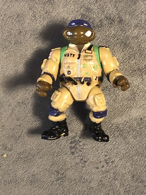 Teenage Mutant Ninja Turtles TMNT 1991 PRO PILOT DON MILITARY 5" Action ...