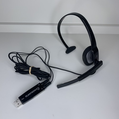 Plantronics USB Adapter -02 PLT-USBadapter-02 w/ Audio 310 Headset Mono ...