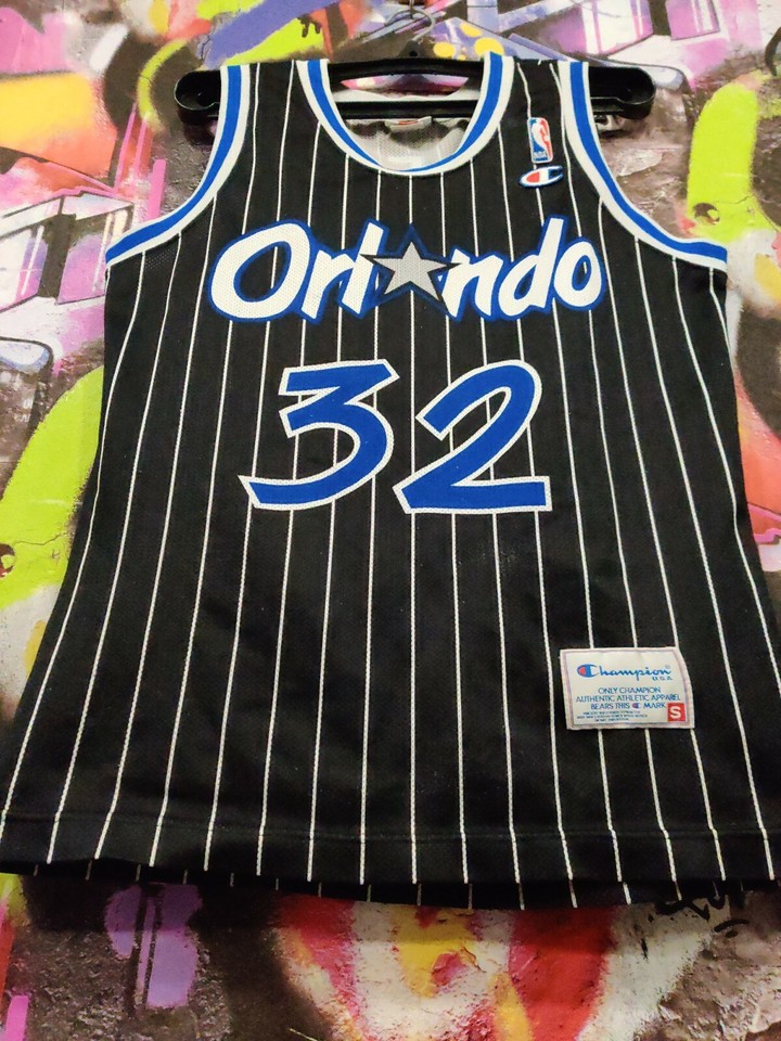 ORLANDO MAGIC SHAQUILLE O'NEAL #32 CHAMPION NBA BASKETBALL JERSEY ...