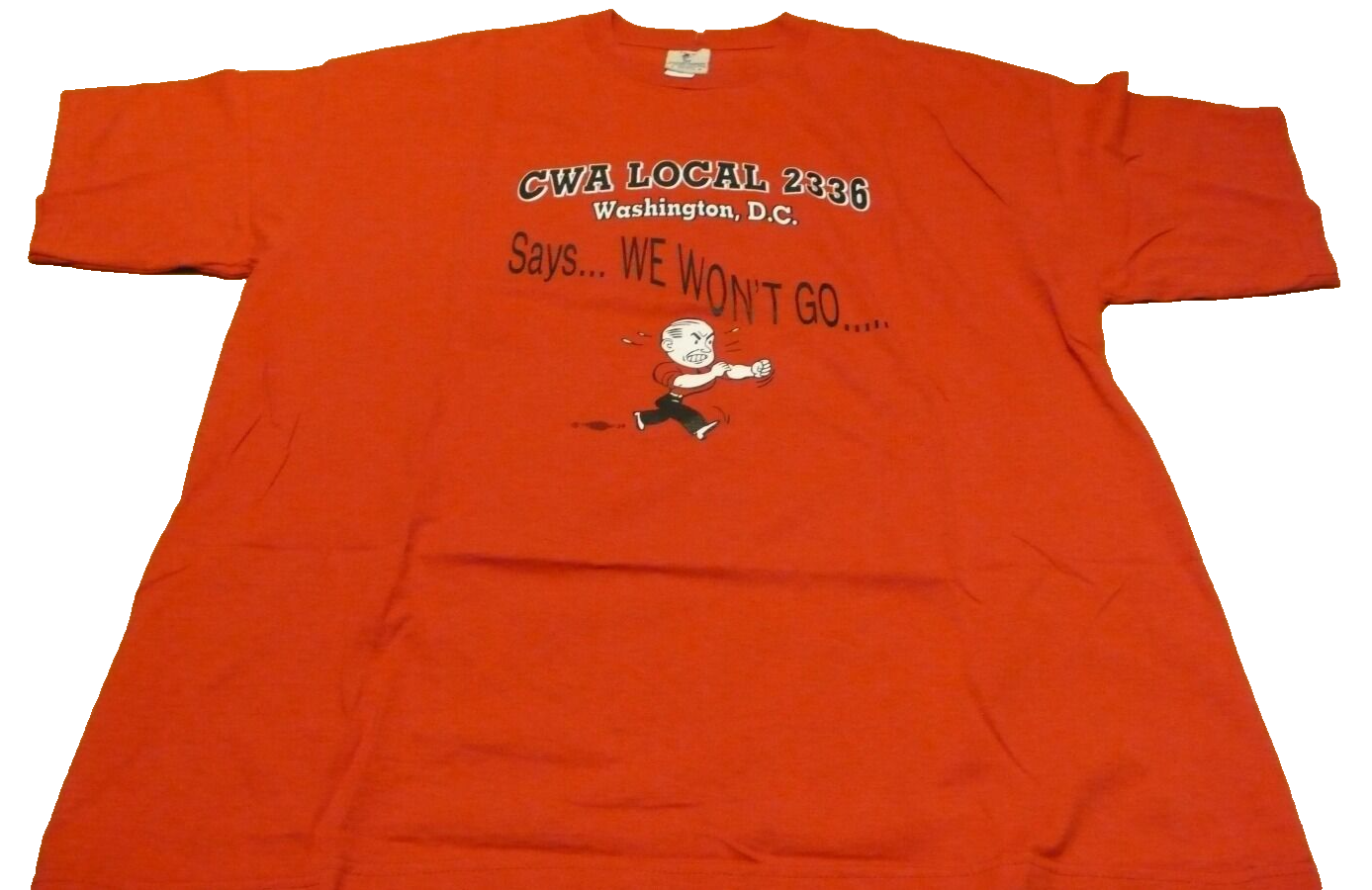 CWA Local 2336 3XL Communication Workers of America Red T-Shirt Made in ...