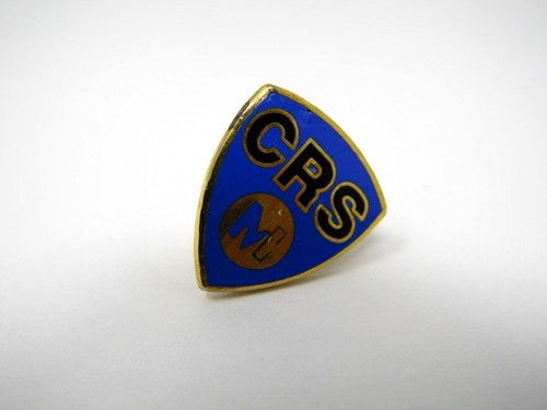Vintage Collectible Pin: CRS M Blue Shield Design | eBay