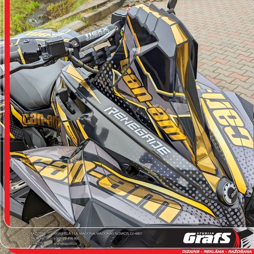 CAN-AM RENEGADE Graphics Kit 500 570 800 850 1000 X R XXC CAN AM Quad ...