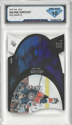1997-98 Upper Deck SPX WAYNE GRETZKY #30 Sample 💎 DSG 10 Gem Mint | eBay