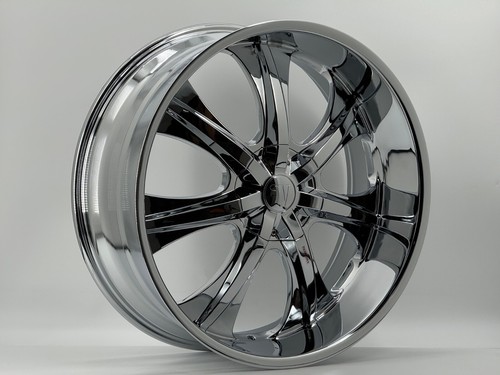 24" VELOCITY Wheels STYLE 725S 24X9.5 ET 10 CHROME finish 5X115 / 5X120 ...