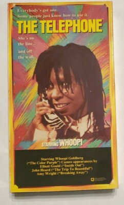 THE TELEPHONE VHS 1987 Whoopi Goldberg Elliott Gould Severn Darden John ...