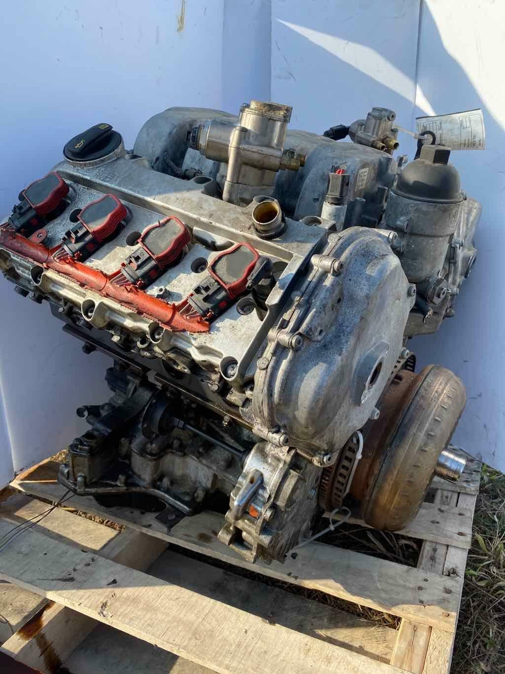 Engine Motor Assembly 4.2 VIN V BVJ AUDI A6 07 08 09 10 11 runs good | eBay