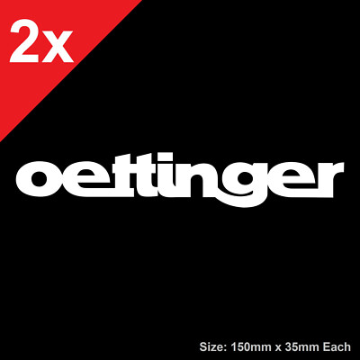 Oettinger Sticker Decal Vinyl Volkswagen Audi VW Seat Skoda | eBay ...