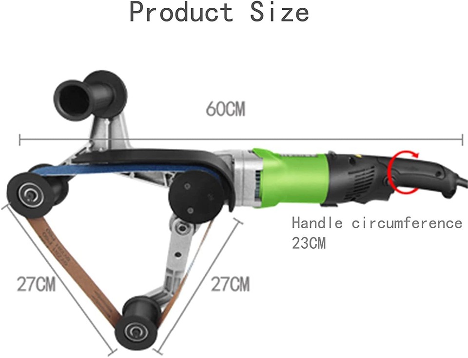 Electric Stainless Steel Tube Polisher Handheld Pipe Polishing Sander ...