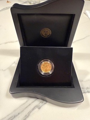 2016 Mercury Dime Centennial Gold Coin 1/10 oz .9999 Fine 10C OGP Box ...