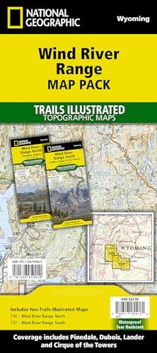 Wind River Range [Map Pack Bundle] (National Geographic Trails Il 9781566959049| eBay