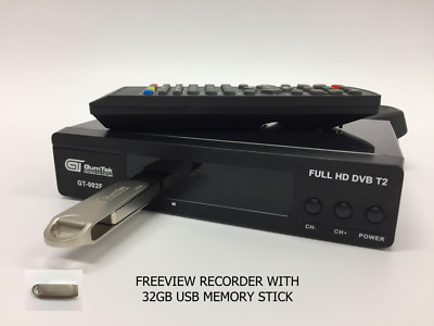 Full HD Freeview Set Top Box 1080P RECORDER Digital TV Receiver with ...