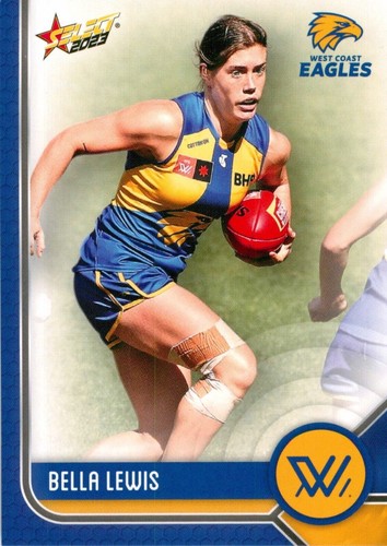 New 2023 WEST COAST EAGLES AFLW Card BELLA LEWIS Footy Stars | eBay