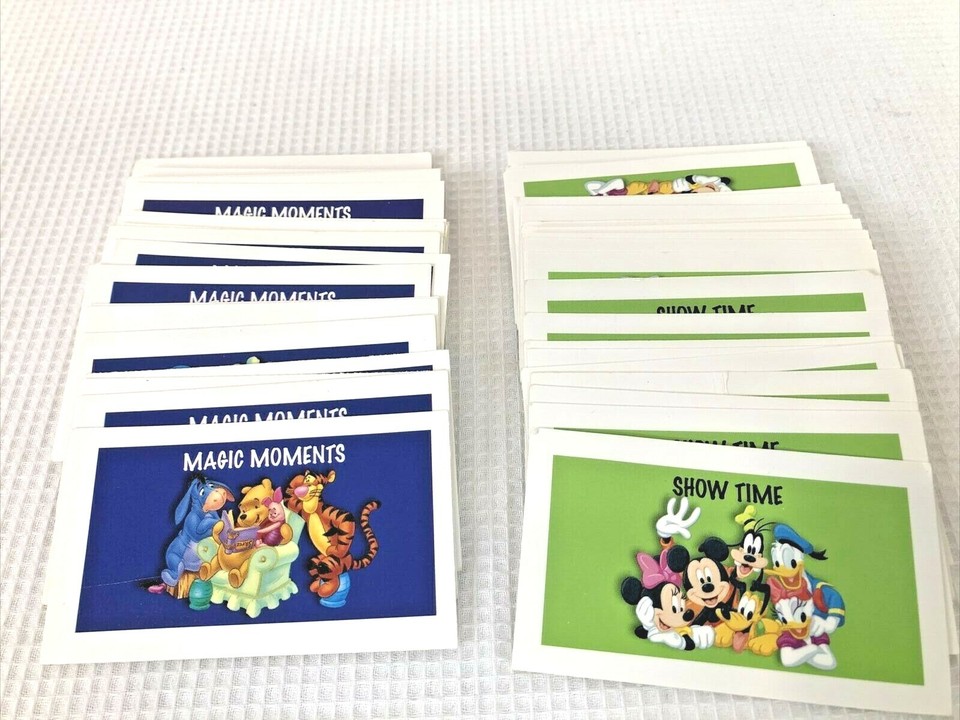 Monopoly Disney Edition 2001 Replacement Showtime & Magic Moments Cards ...