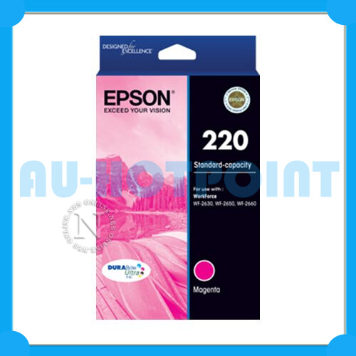Epson #220 MAGENTA Standard Capacity Ink for XP-220/XP-320/XP-324/XP ...