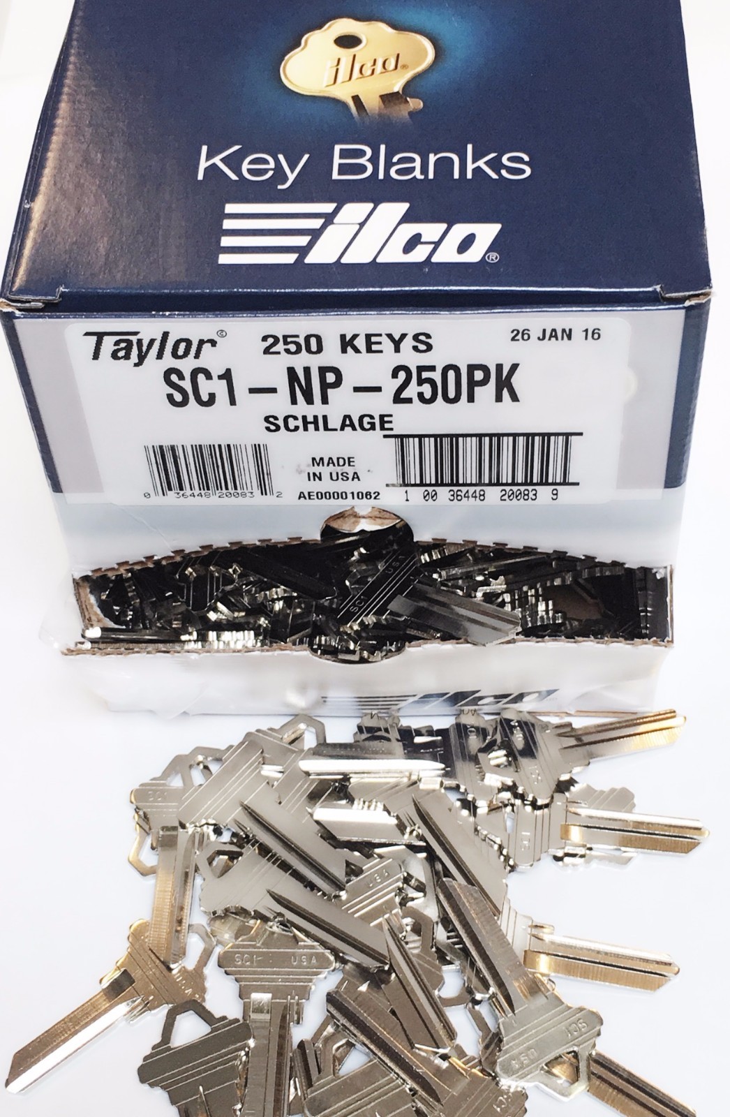 Taylor SC1 Nickel Key Blanks | eBay