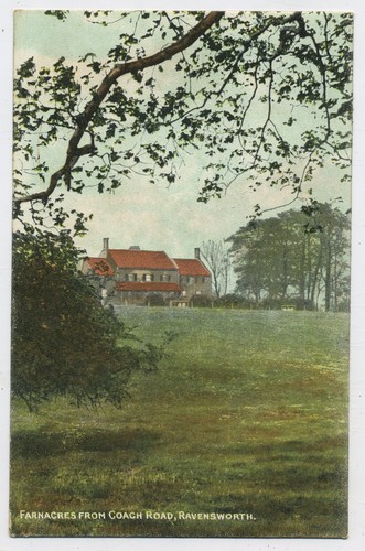 Farnacres from Coach Road Ravensworth North Yorkshire Vintage Postcard ...
