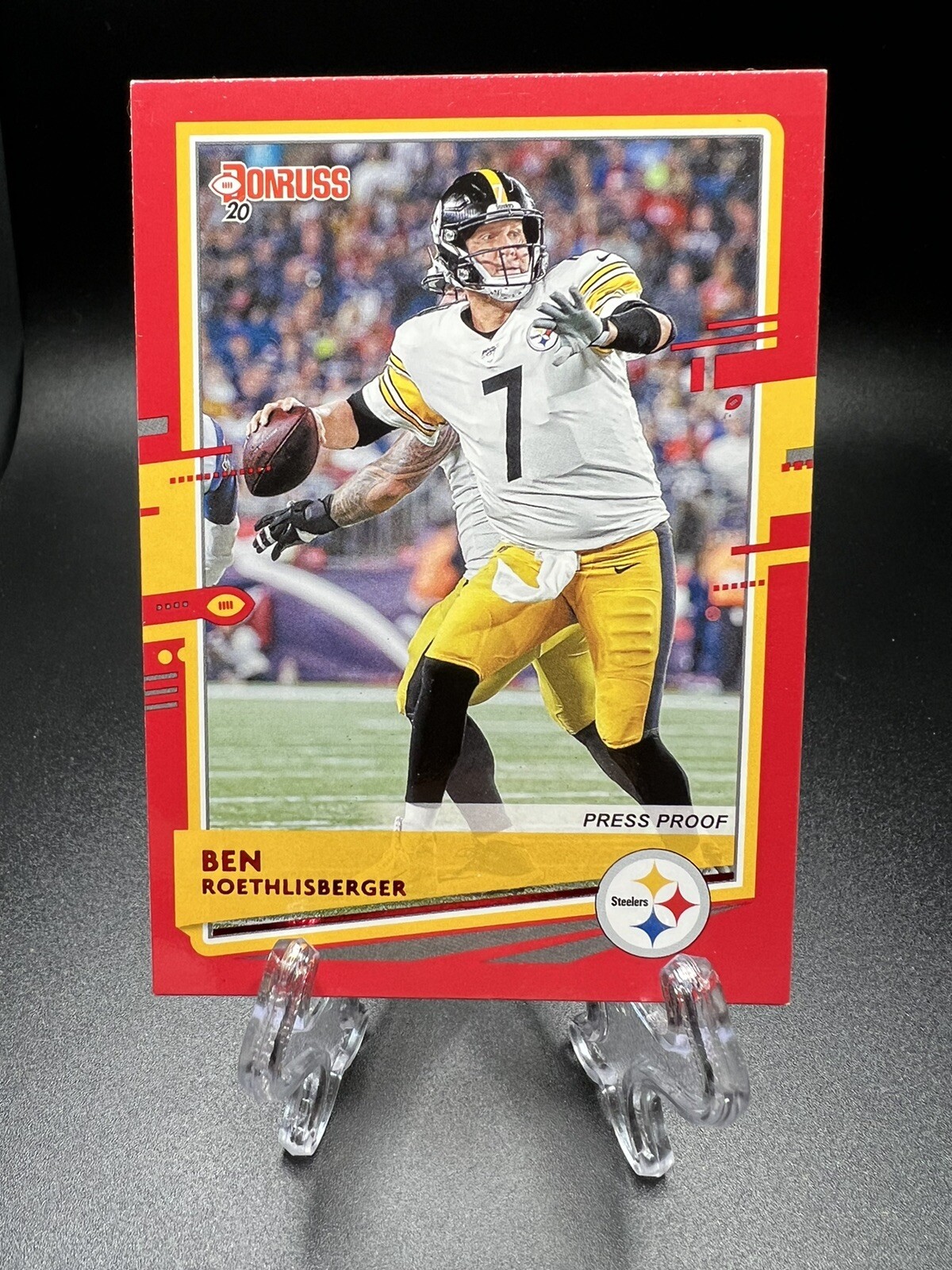 2020 Panini Donruss - Press Proof Red #213 Ben Roethlisberger for sale ...