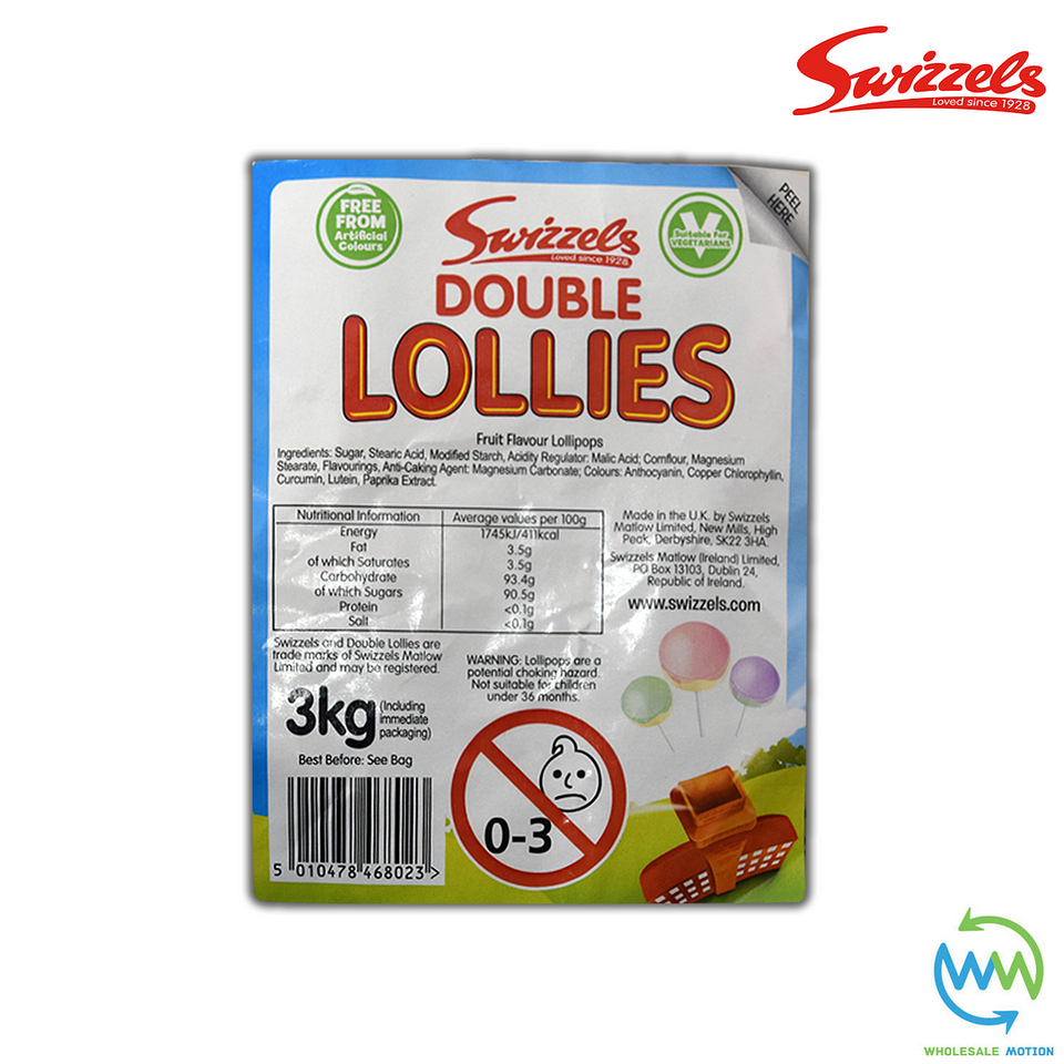Swizzles DOUBLE LOLLIES Fruity Individual Wrapped SWEETS Retro CANDY ...