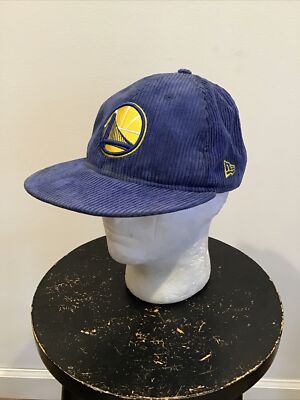 Golden State Warriors New Era Corduroy 9Fifty Snapback Hat Cap Bridge ...