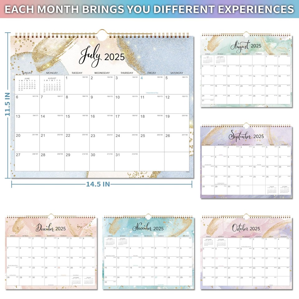 2026-2027 Wall Calendar - 2 Year Wall Calendar 2026-2027 from Now to ...