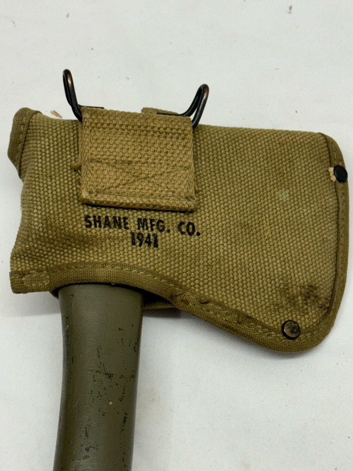 WW2 US Army Small Rare Axe with Cover , Dated 1941 Shane MFG. Co. | eBay