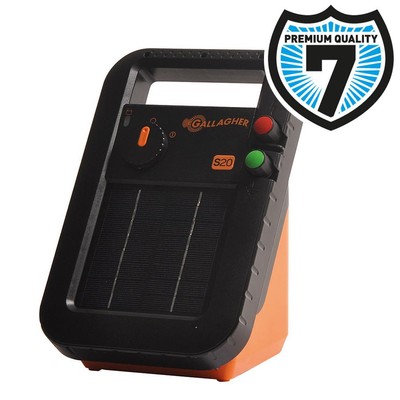 SOLAR S20 ELECTRIC FENCE ENERGISER - Gallagher Panel Fencing Battery ...