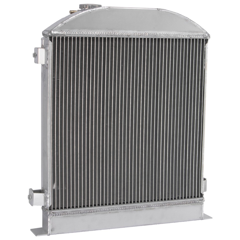 4 Row Radiator+Shroud Fan For 1930-1932 Ford Hi-Boy Hot Rod Ford V8 ...